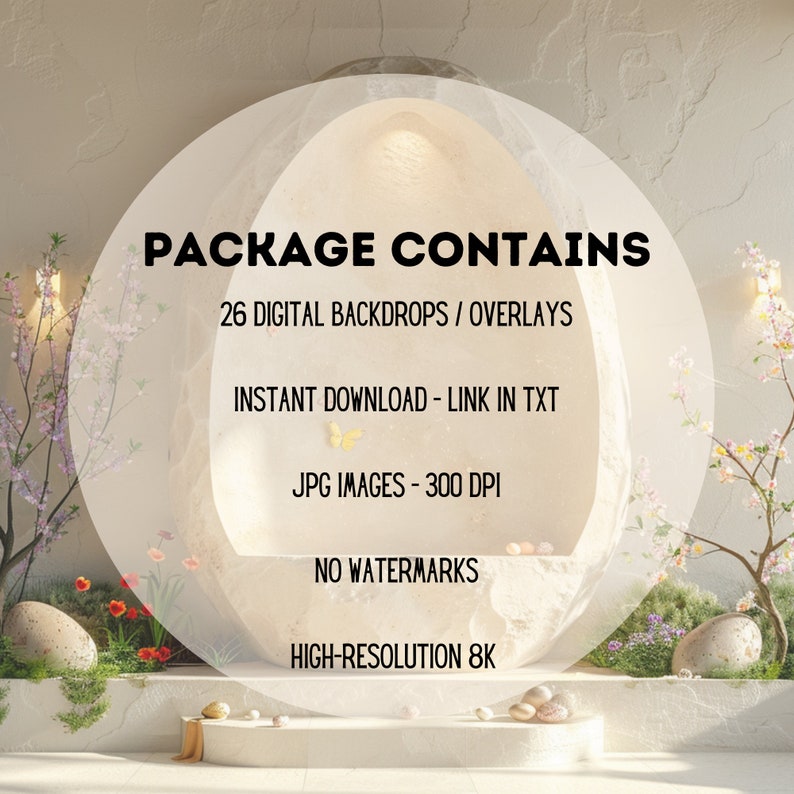 26 Easter Studio Digital Background for Composite Artists, Easter ...