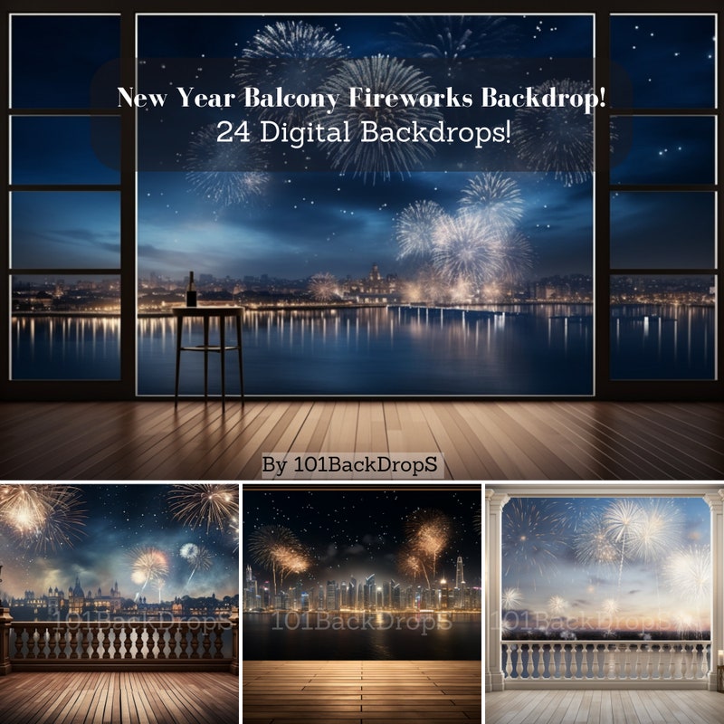 New Years Backdrop - Etsy