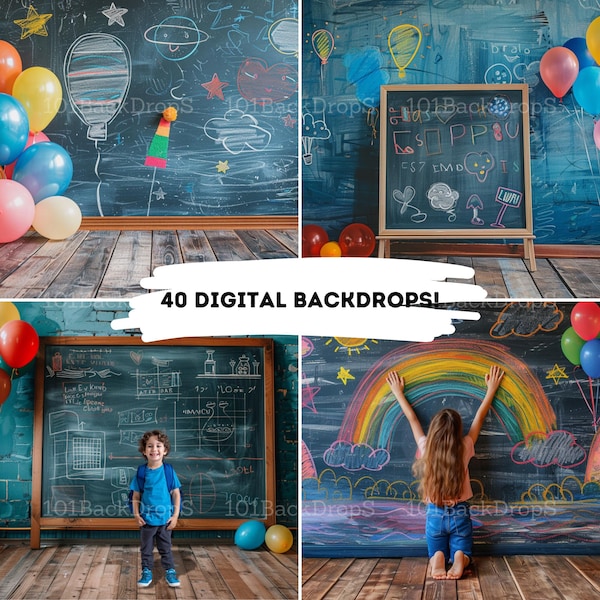 School Backdrop - Etsy