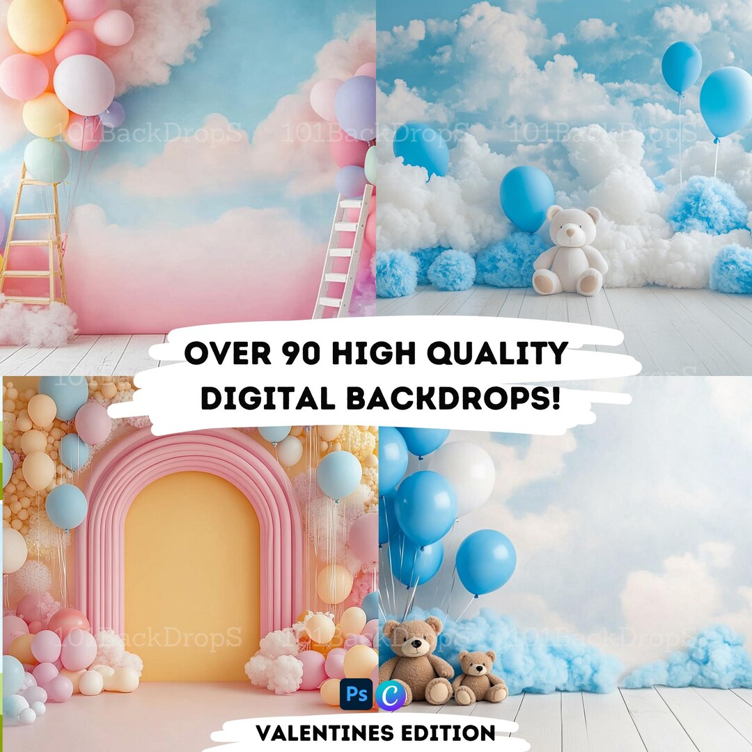 Magical 8K Backdrop Bundle - 90+ Digital Scenes for Kids’ Photoshoots ...