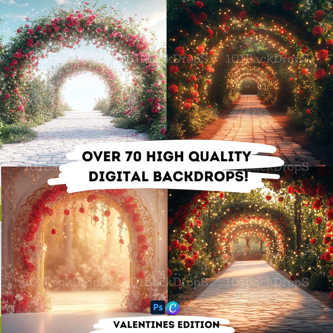 Over 70 Valentine’s Day Backdrops – Professional 8K Resolution Designs ...