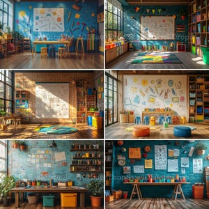 Back to School Backdrop Bundle - 60 High Resolution 8K Backgrounds ...