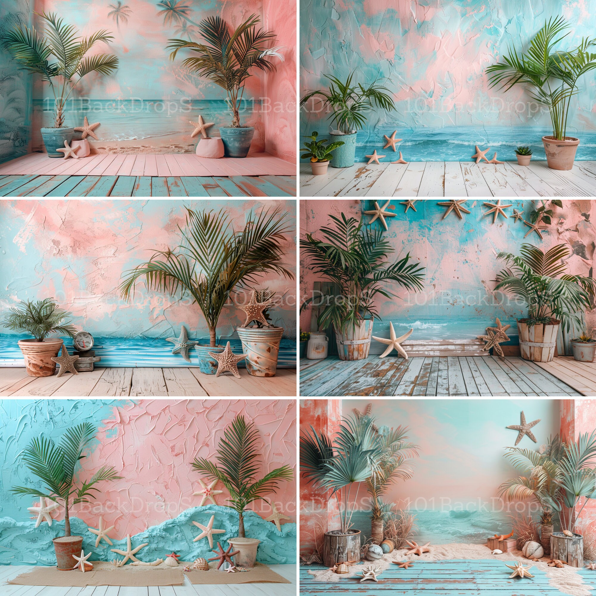 Summer Digital Backdrop for Kids, Child Photography, Surf Backdrop ...