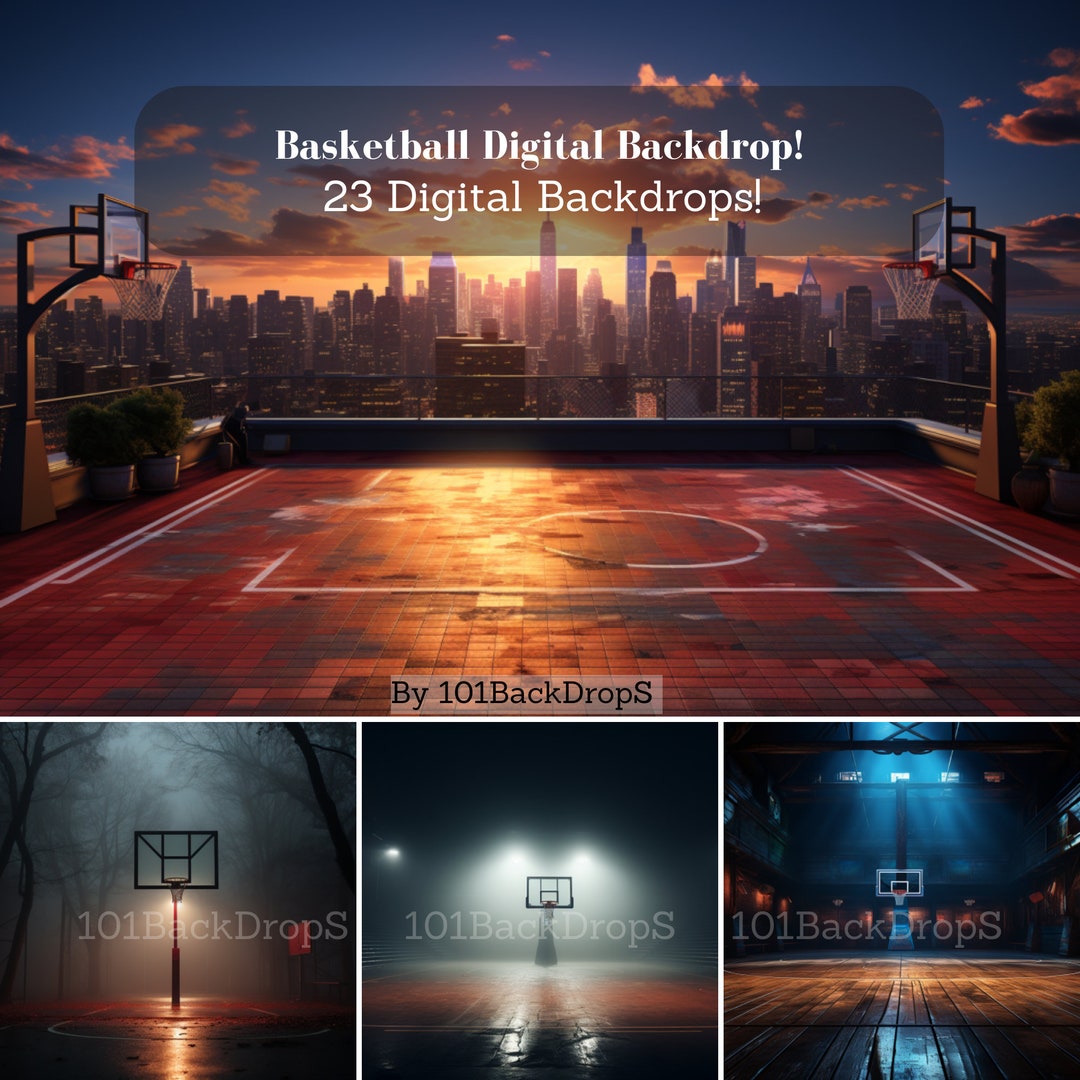 Basketball Digital Backdrop - Photography | DYNAMIC FOG BASKETBALL ...