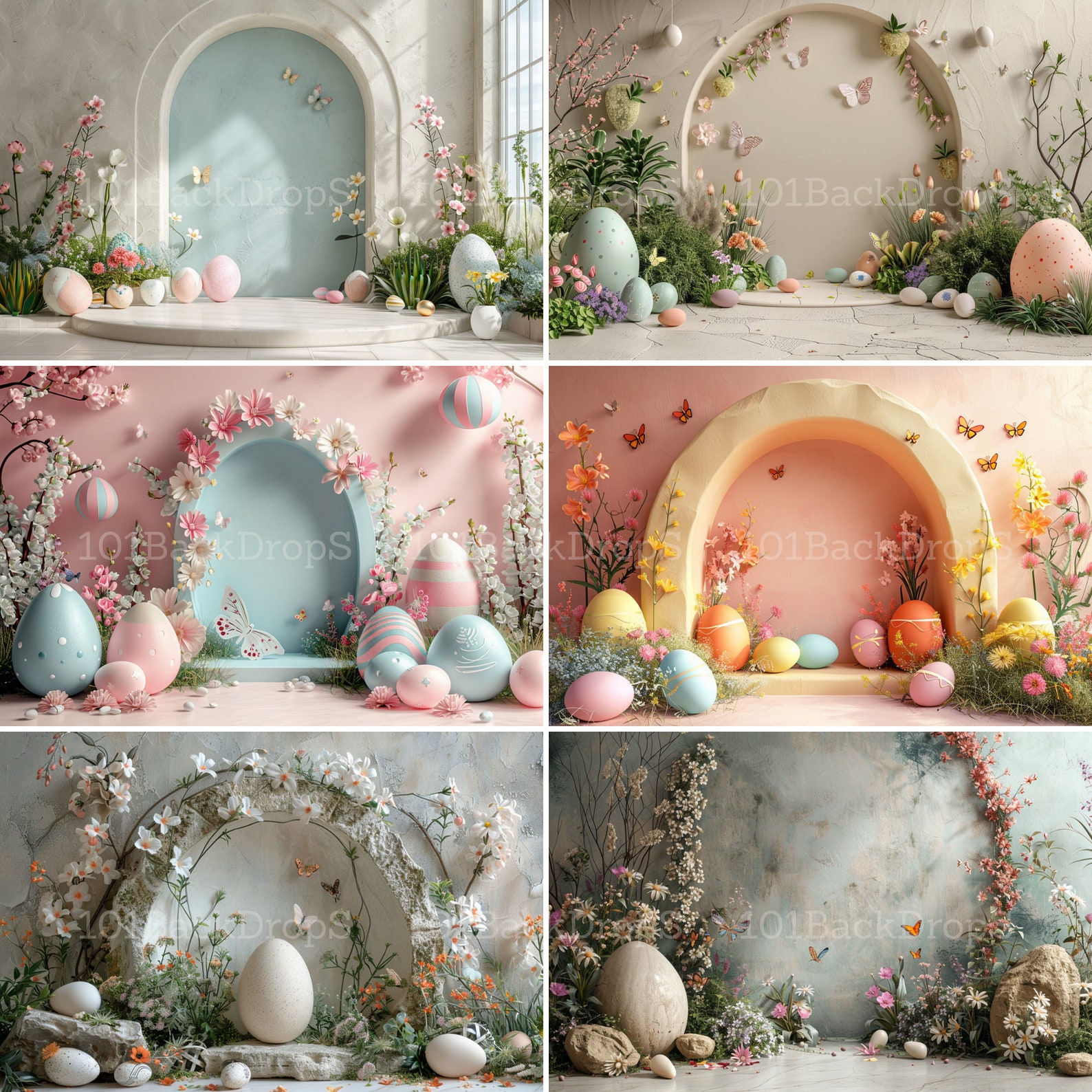 26 Easter Studio Digital Background for Composite Artists, Easter ...