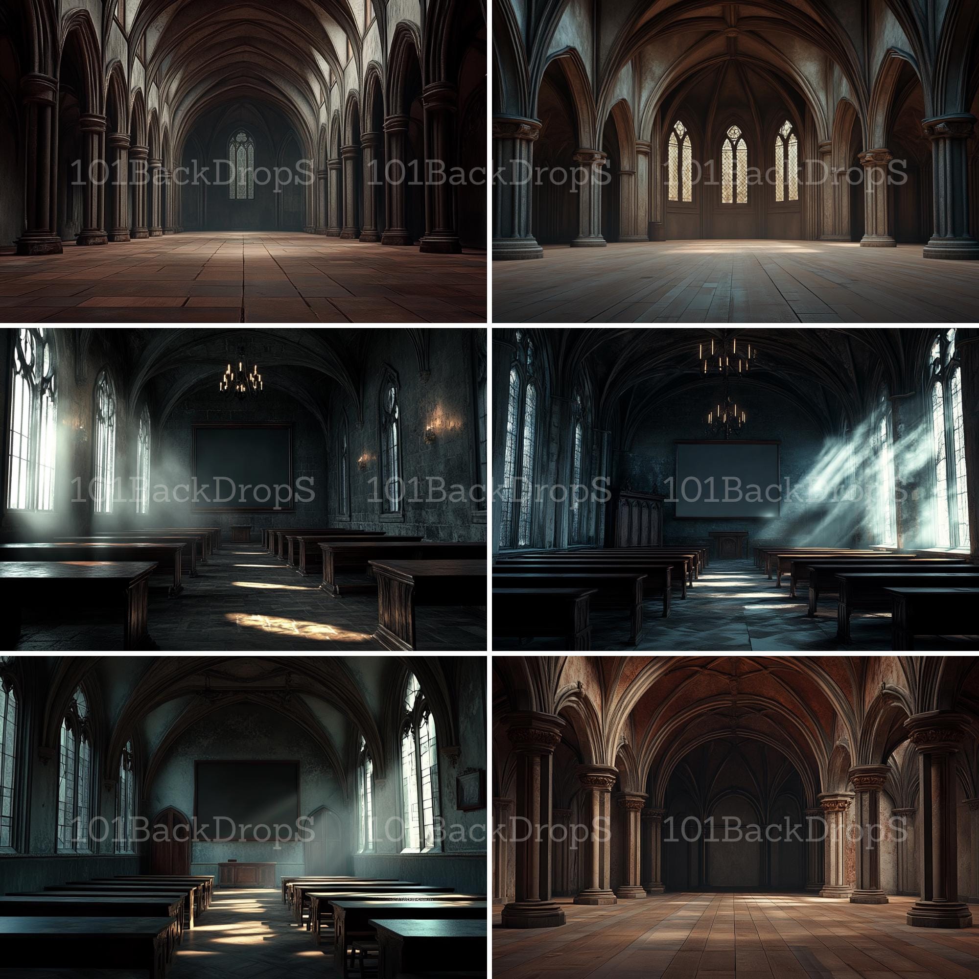 60+ Digital Church Backdrops for Photoshoots | Textured Overlays and ...