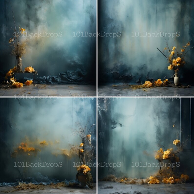 12 Old Master Background, Vertical Portrait Background, Portrait Studio ...