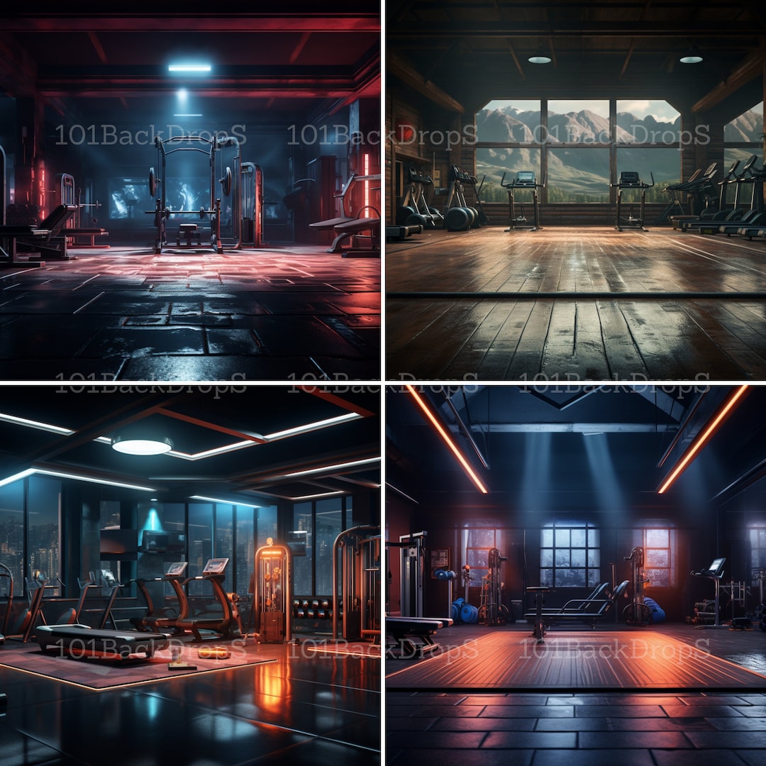 25 Premium Fitness Health Backgrounds: Gym, Coaching, Photo Overlays ...