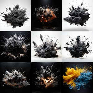 70 Color Explosion Digital Backdrops: School Color Photography ...