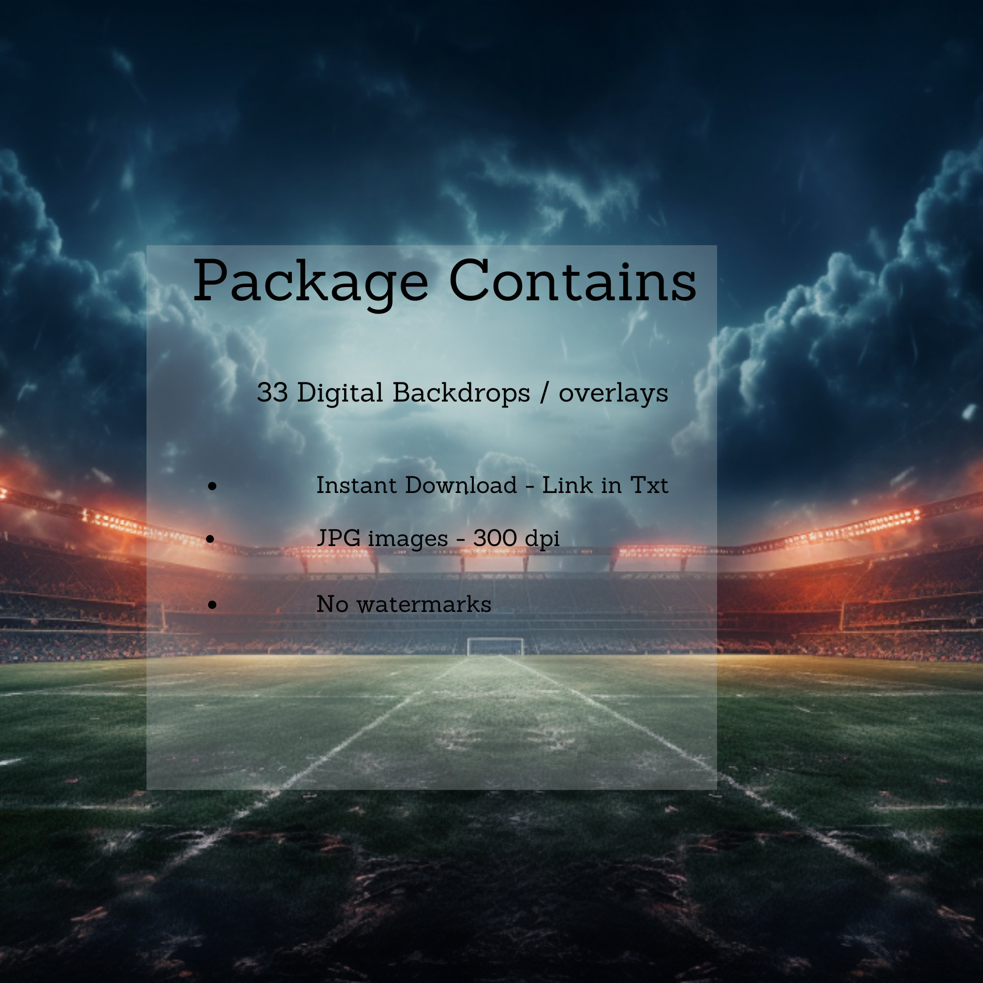 Football Professional Backdrop Red Edition Photography LIGHTNING ...