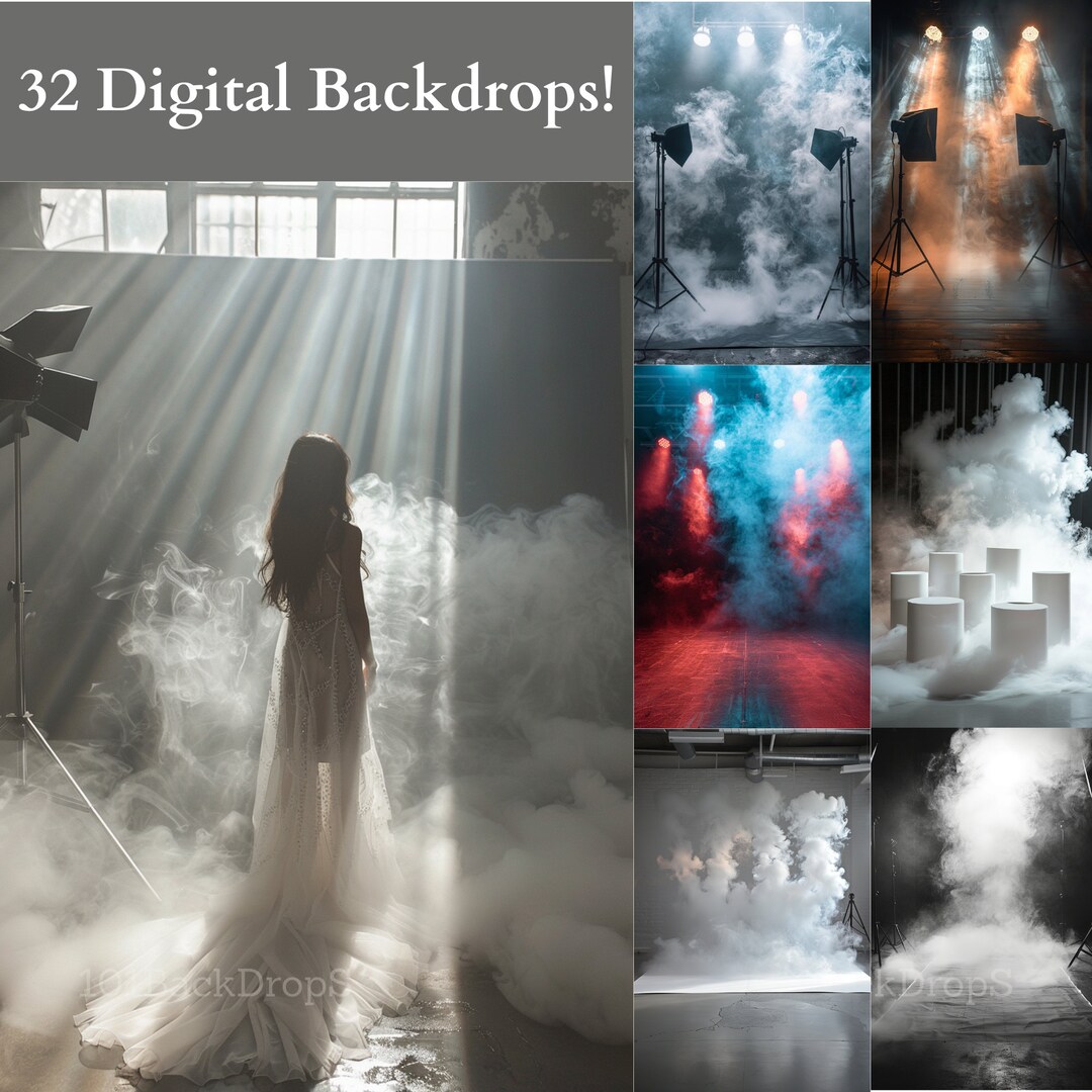 Enchanting Maternity Backdrops - 32 Dreamy Fog Light Backgrounds for ...