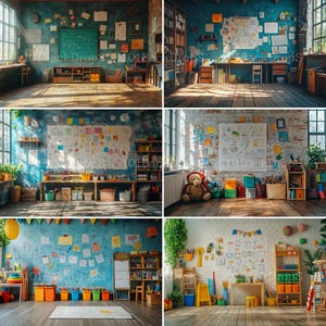 Back to School Backdrop Bundle - 60 High Resolution 8K Backgrounds ...