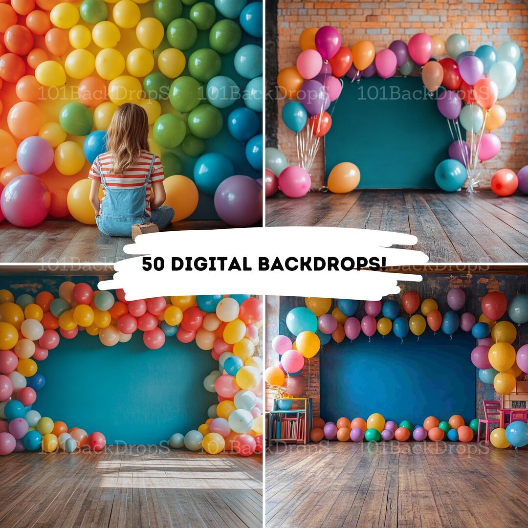 Digital Back to School Backdrops, Chalkboard Background, Classroom ...