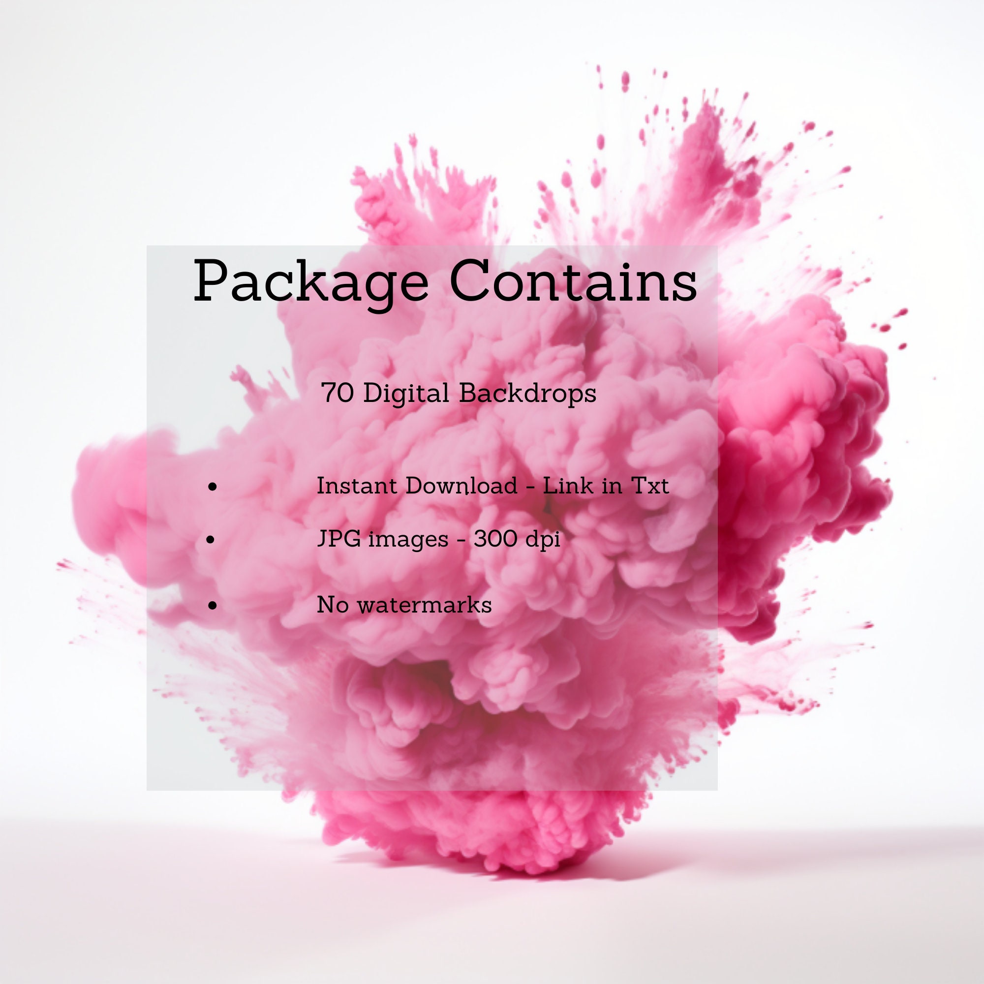 70 Color Explosion Digital Backdrops: School Color Photography ...