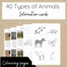 Animal Information Cards/ Who Am I Guessing Game - Etsy