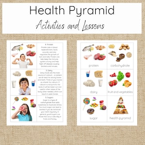 Food Pyramid - Health - Etsy