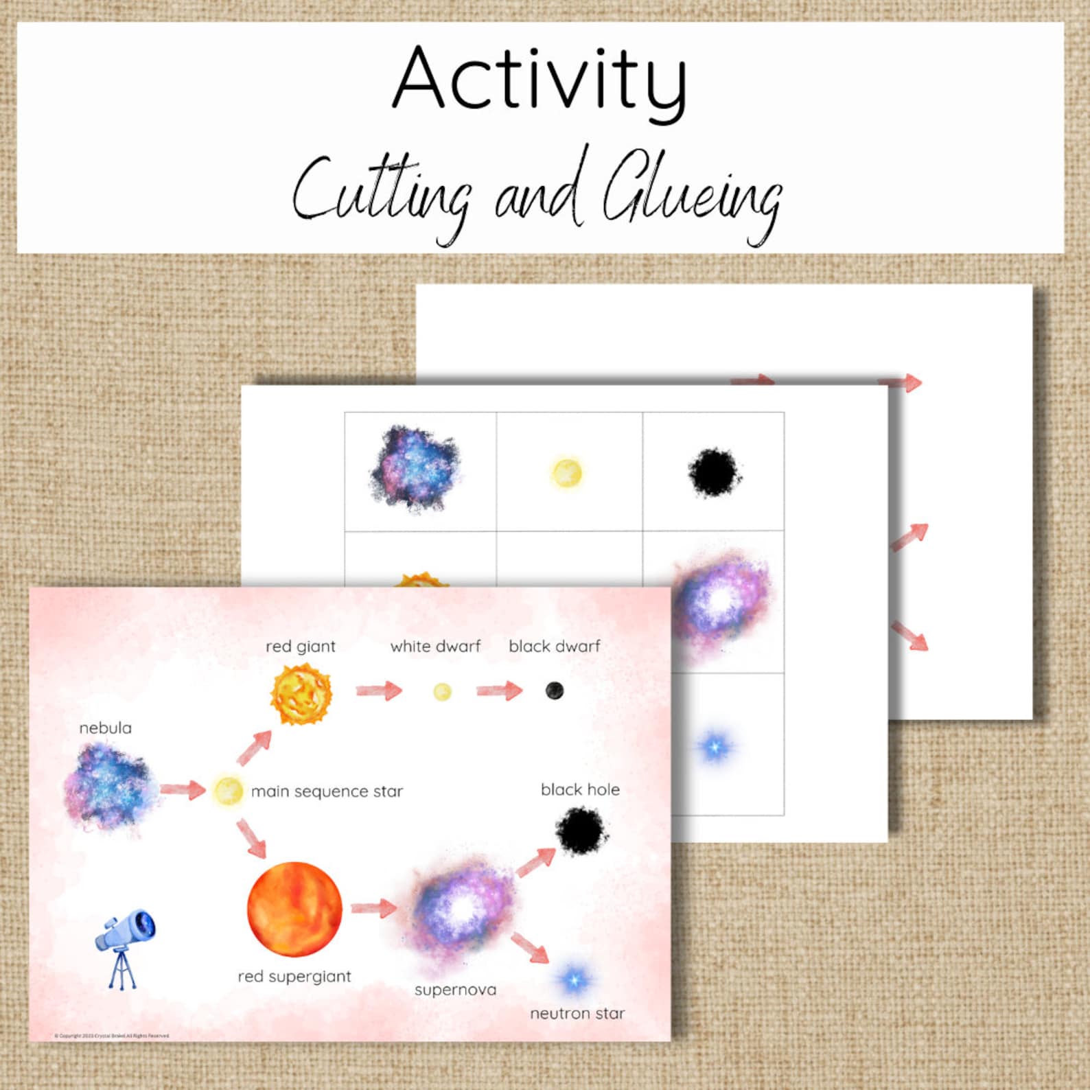 Life Cycle of a Star Unit - Etsy