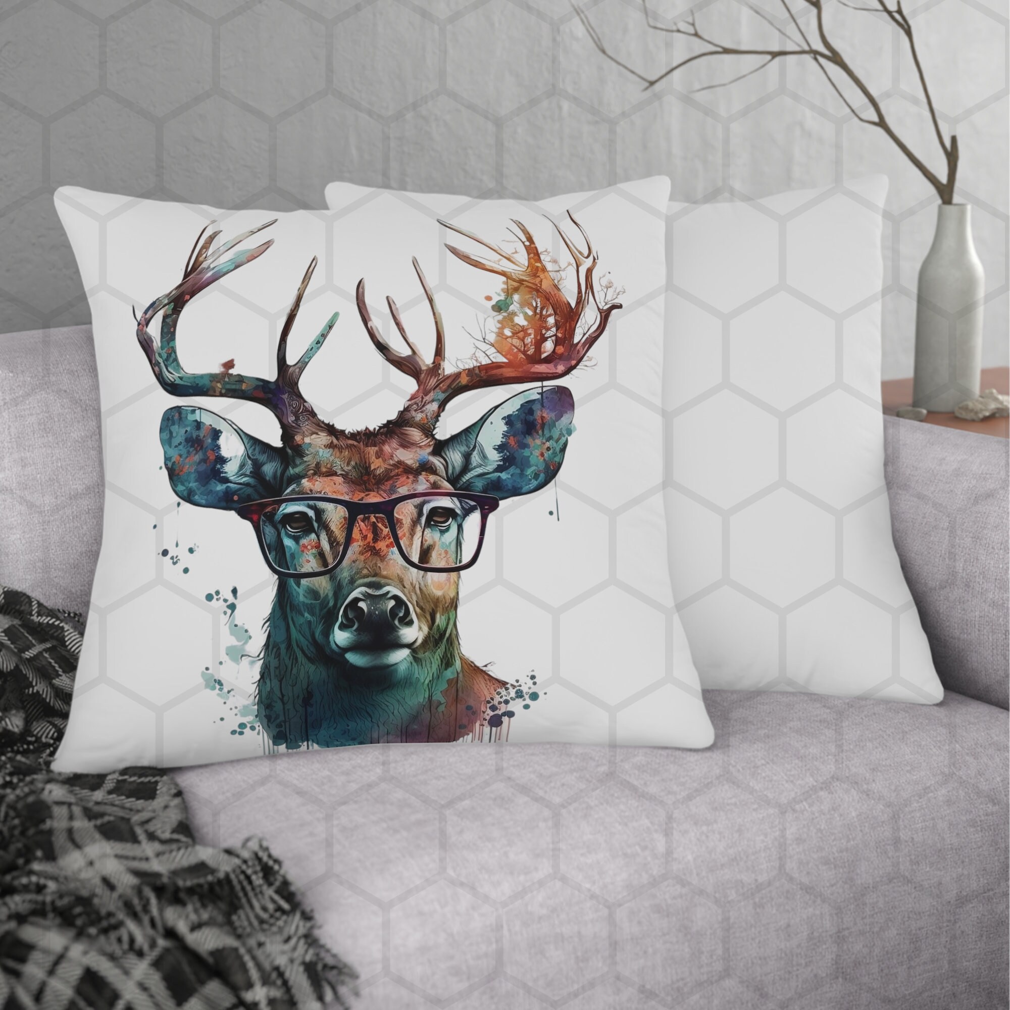 Whimsical Watercolor Animals With Glasses Clipart - 20 Transparent 400 ...