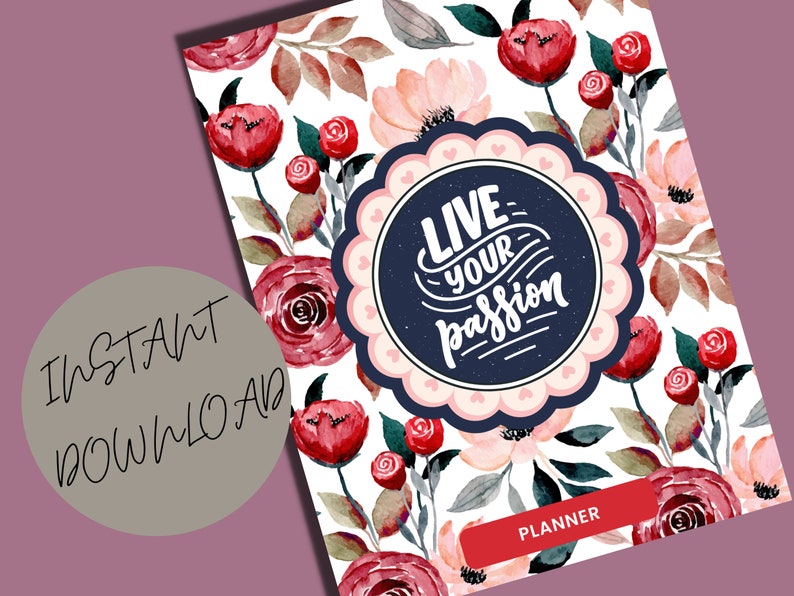 Printable Monthly and Weekly Calendar 2023-2024 August to August - Etsy