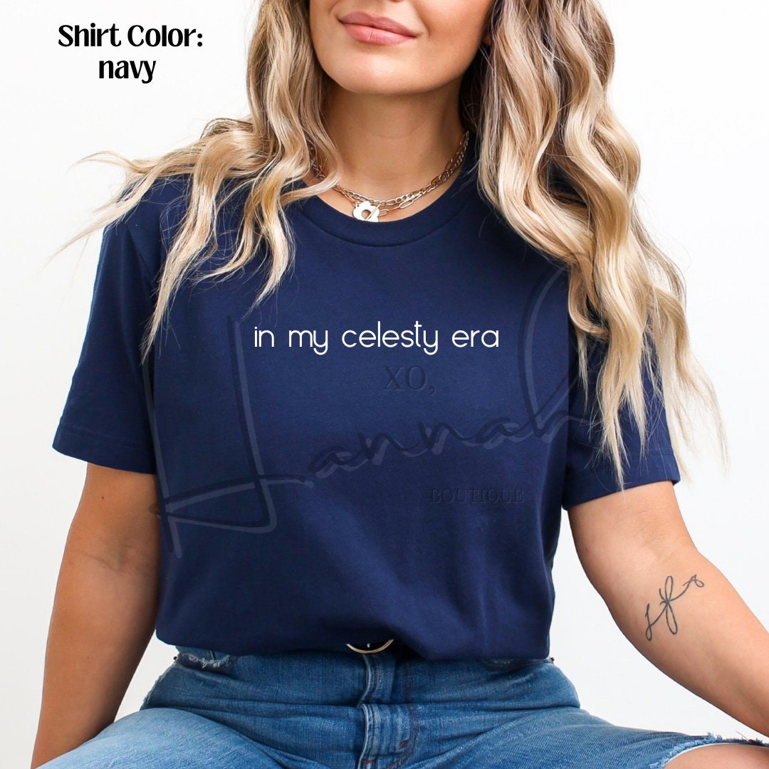 In My Celesty Era on Navy - Etsy