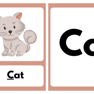 Printable Alphabet Flashcards - Etsy