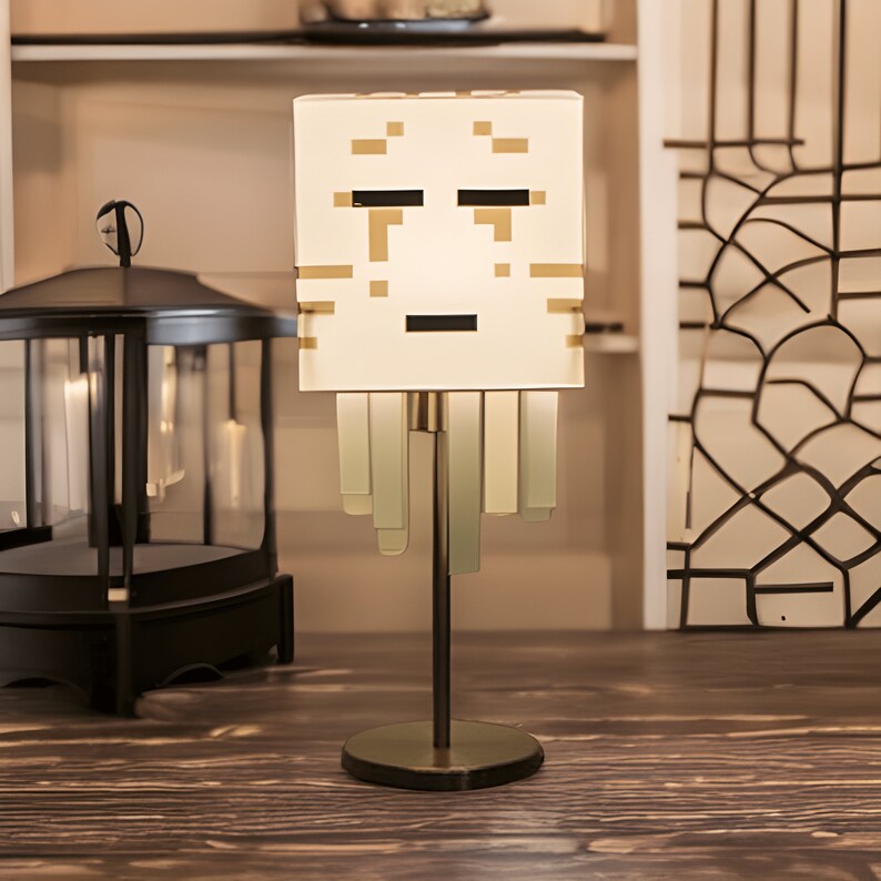Minecraft Ghast Lampshade 3D Printed Nightlamp Room Deckor - Etsy
