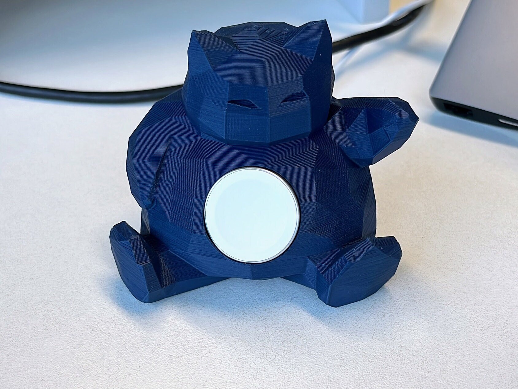 Pokemon Snorlax Lowpoly 3D Printed Apple Watch Charger Dock - Etsy
