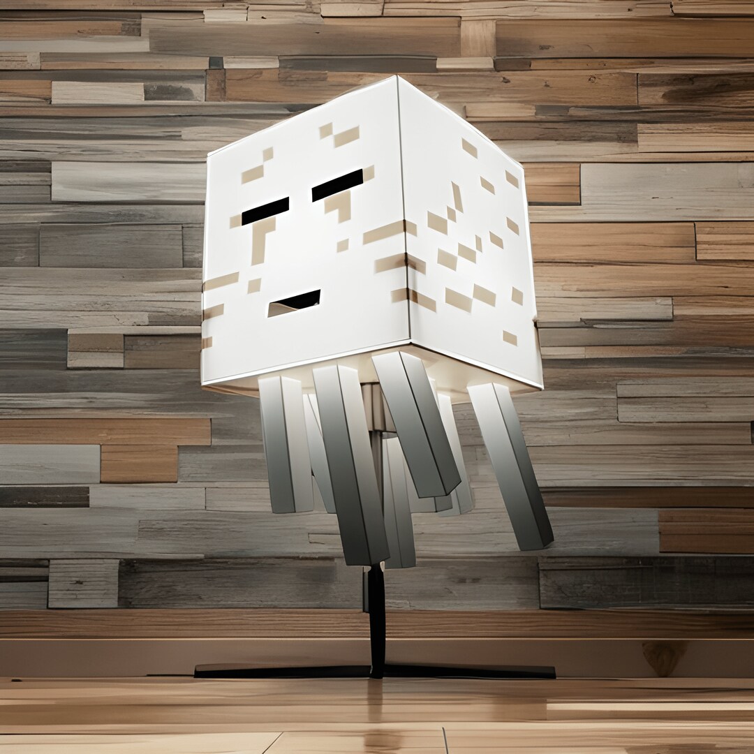 Minecraft Ghast Lampshade 3D Printed Nightlamp Room Deckor - Etsy