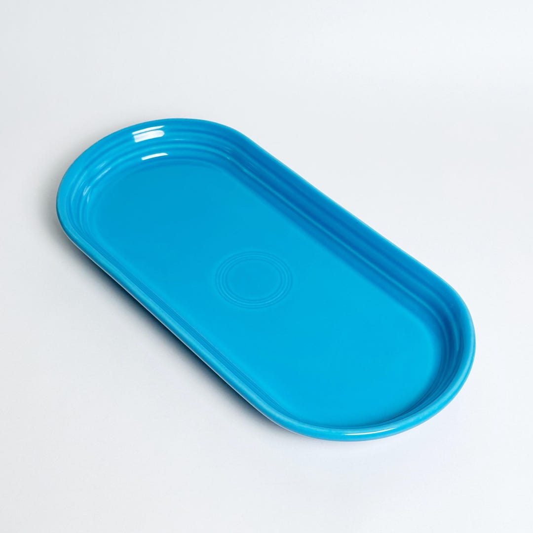 Reserved***for Chloe***fiestaware Bread Tray, Oblong Platter, Turquoise ...