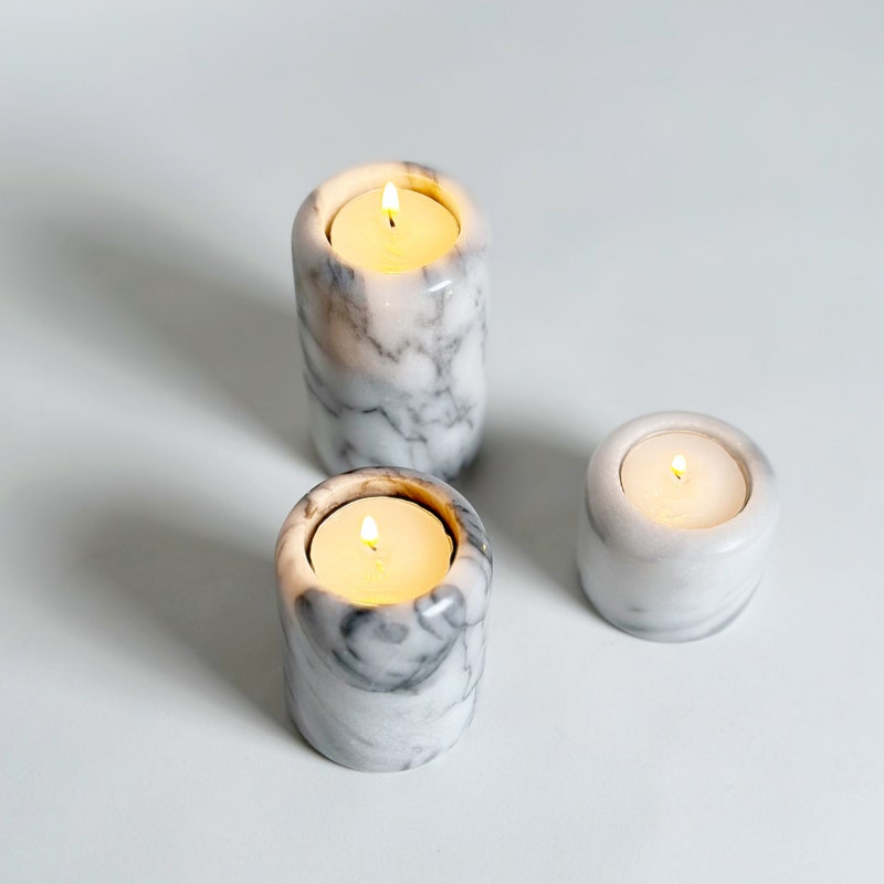 Marble Candle Holder - Etsy