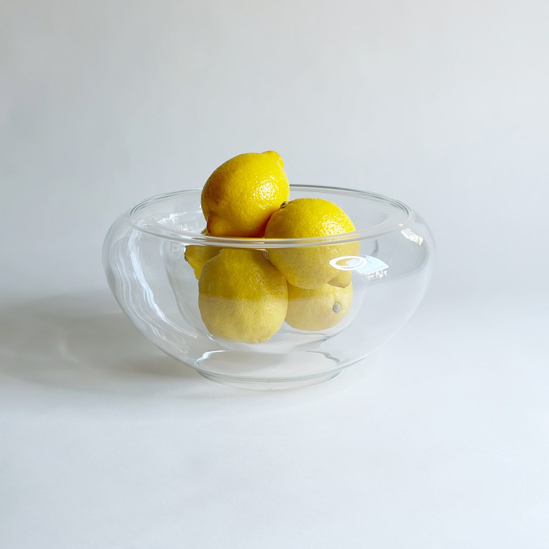 Floating Glass Bubble Bowl, Iconic Vintage Piece Postmodern Minimalism ...