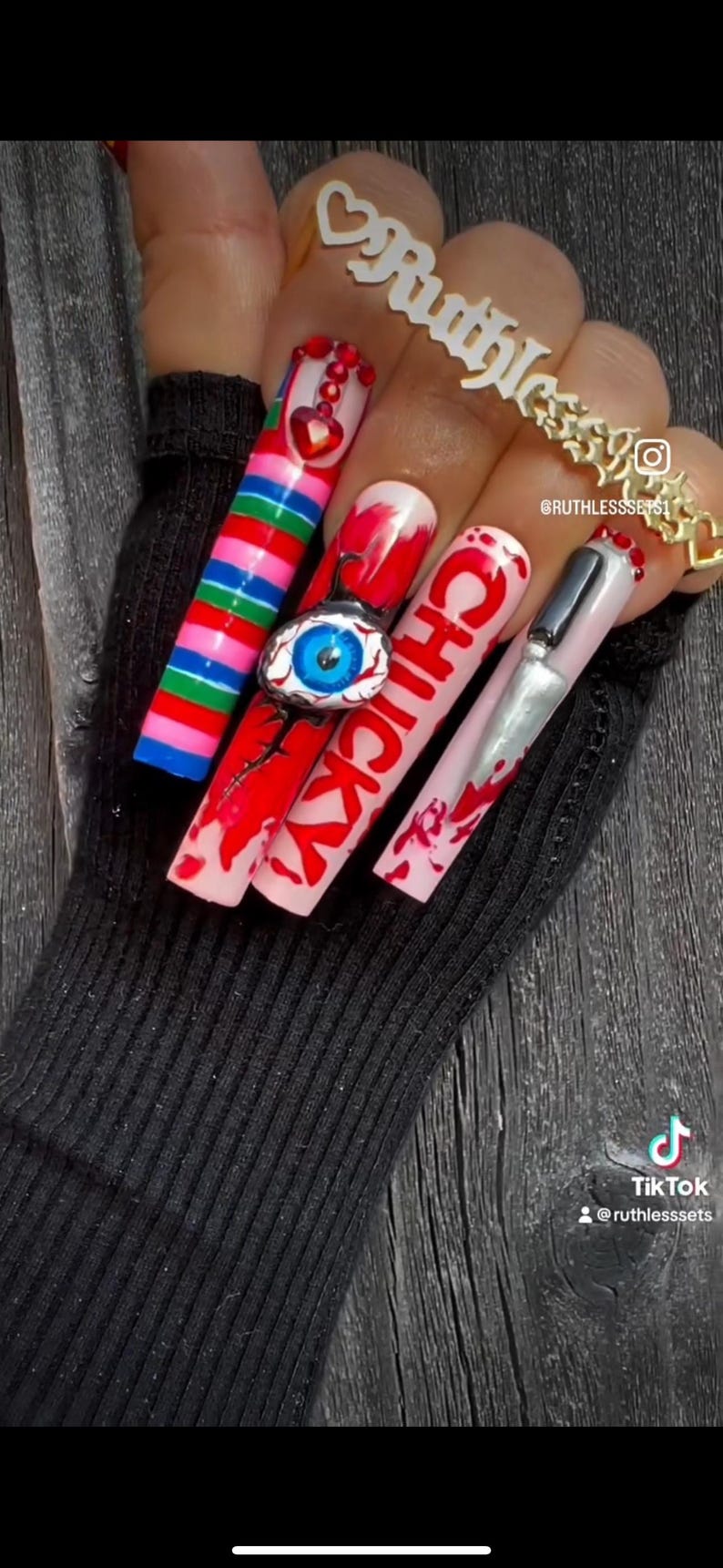 CHUCKY NAILS - Etsy