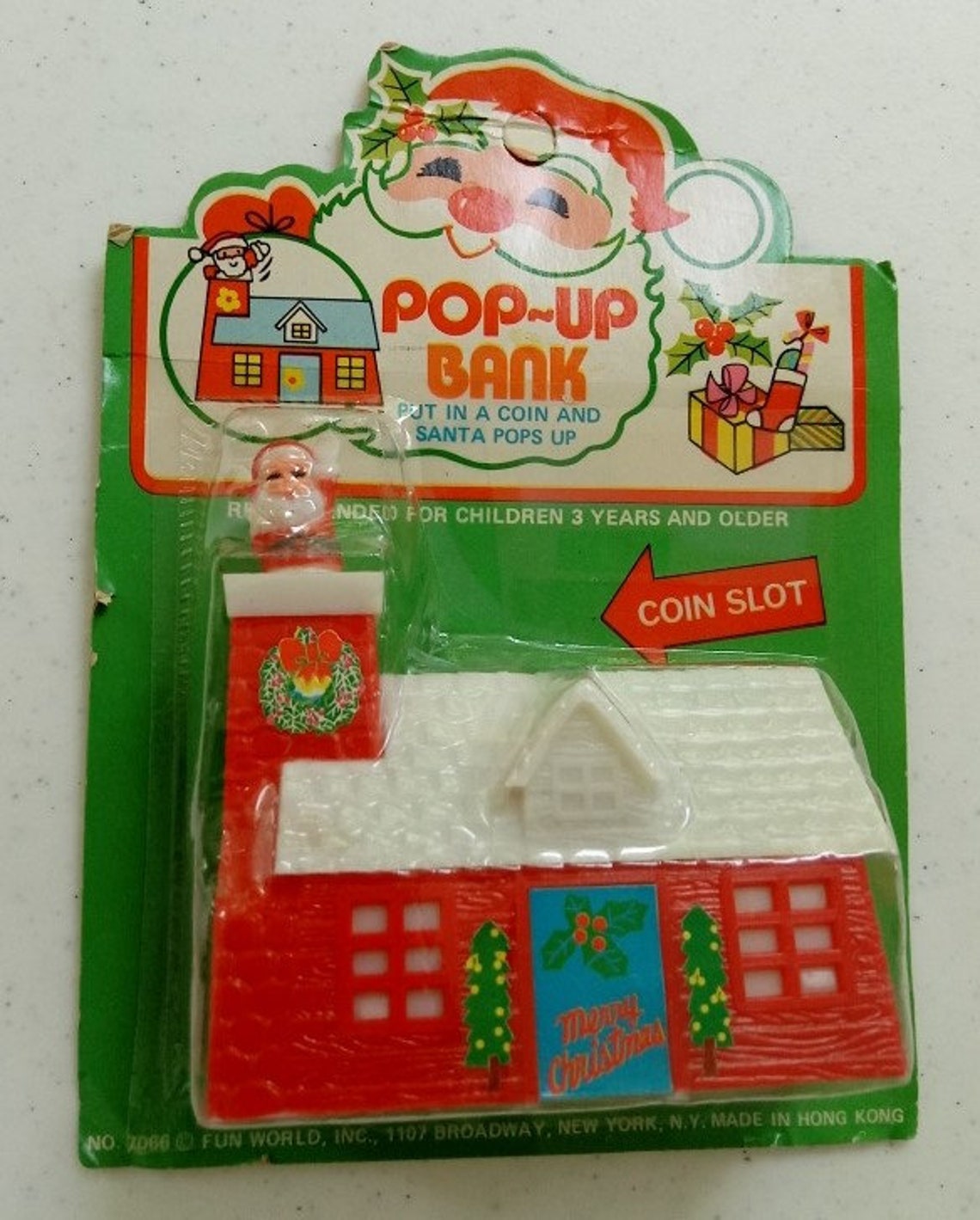 Vintage Christmas 1992 Pop-up Books and Vintage Pop-up Bank NEW - Etsy