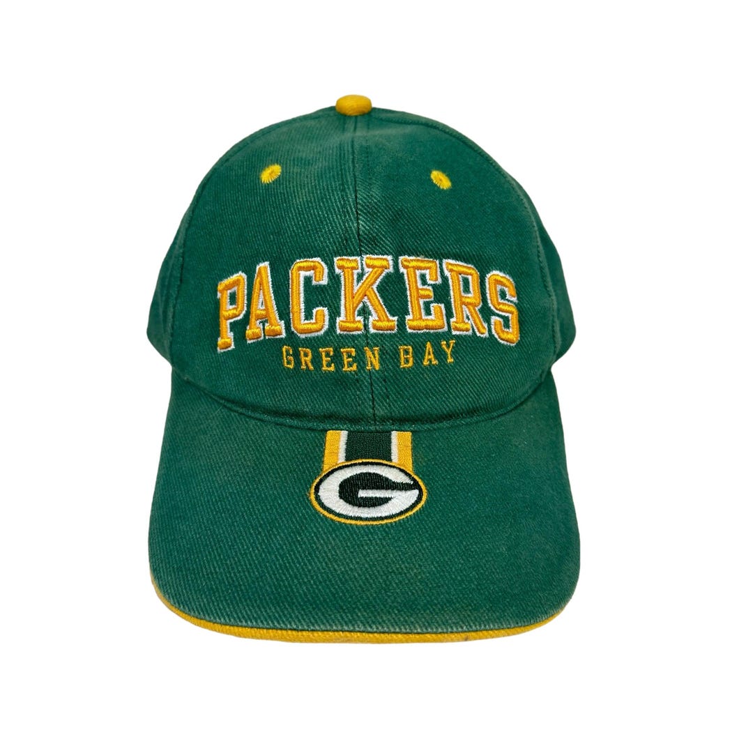 Green Bay Packers NFL Hook & Loop Back Hat - Etsy