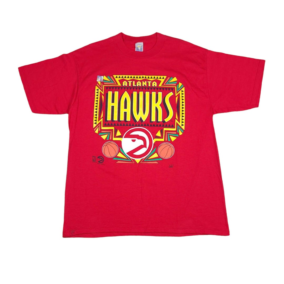 Vintage Atlanta Hawks Red Competitor Tee Size XL - Etsy