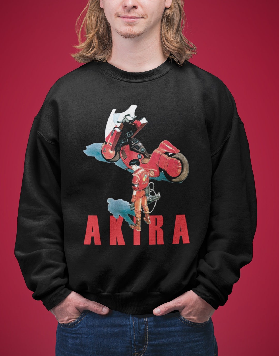 Akira Anime Comic Sweatshirt, Sweater Gift for Anime Lovers Men & Women ...