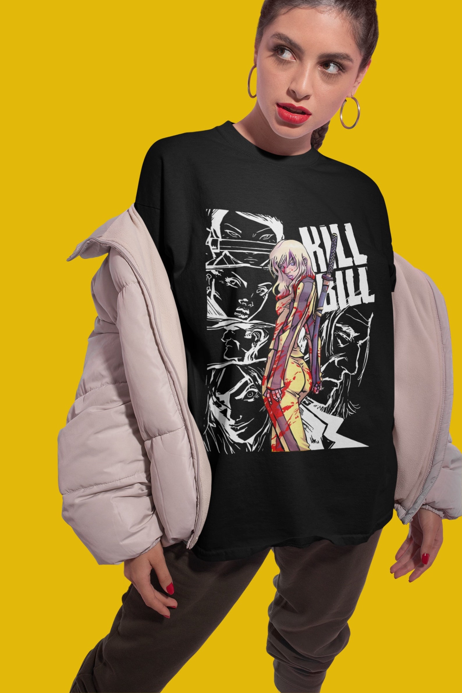 Kill Bill Movie Tee Shirt for Quentin Tarantino Fans, Unisex, Kill Bill ...