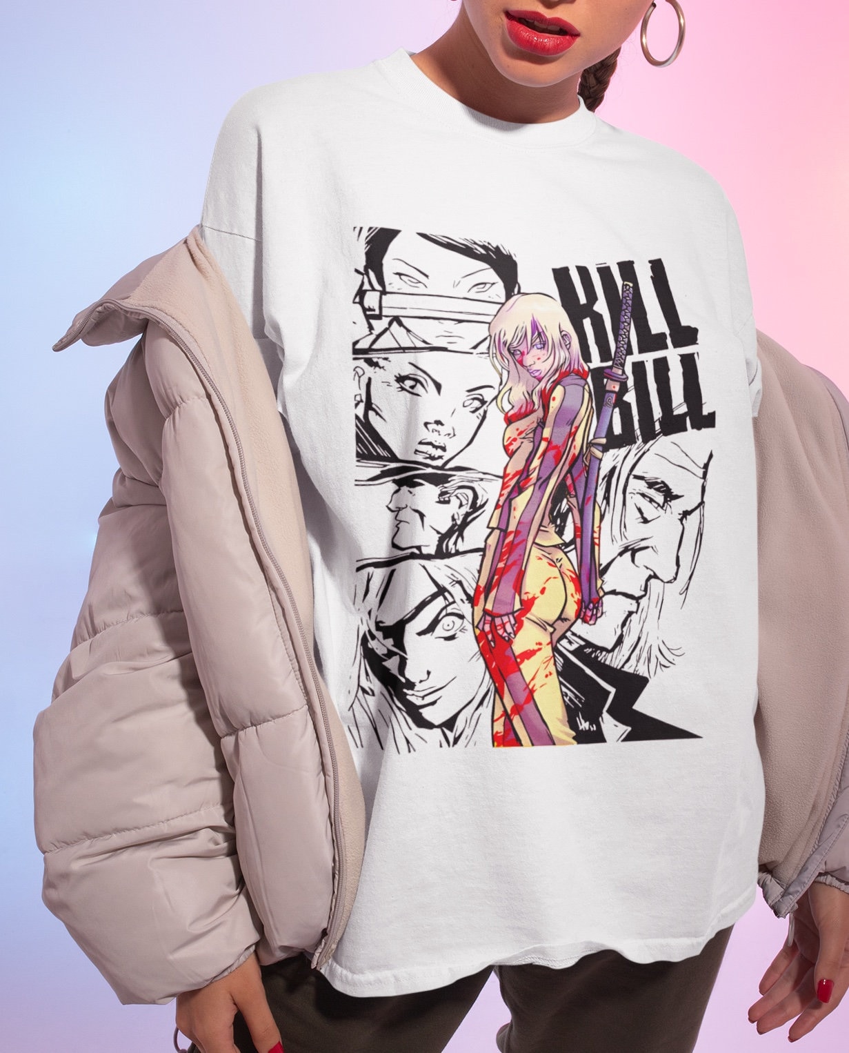 Kill Bill Movie Tee Shirt for Quentin Tarantino Fans, Unisex, Kill Bill ...