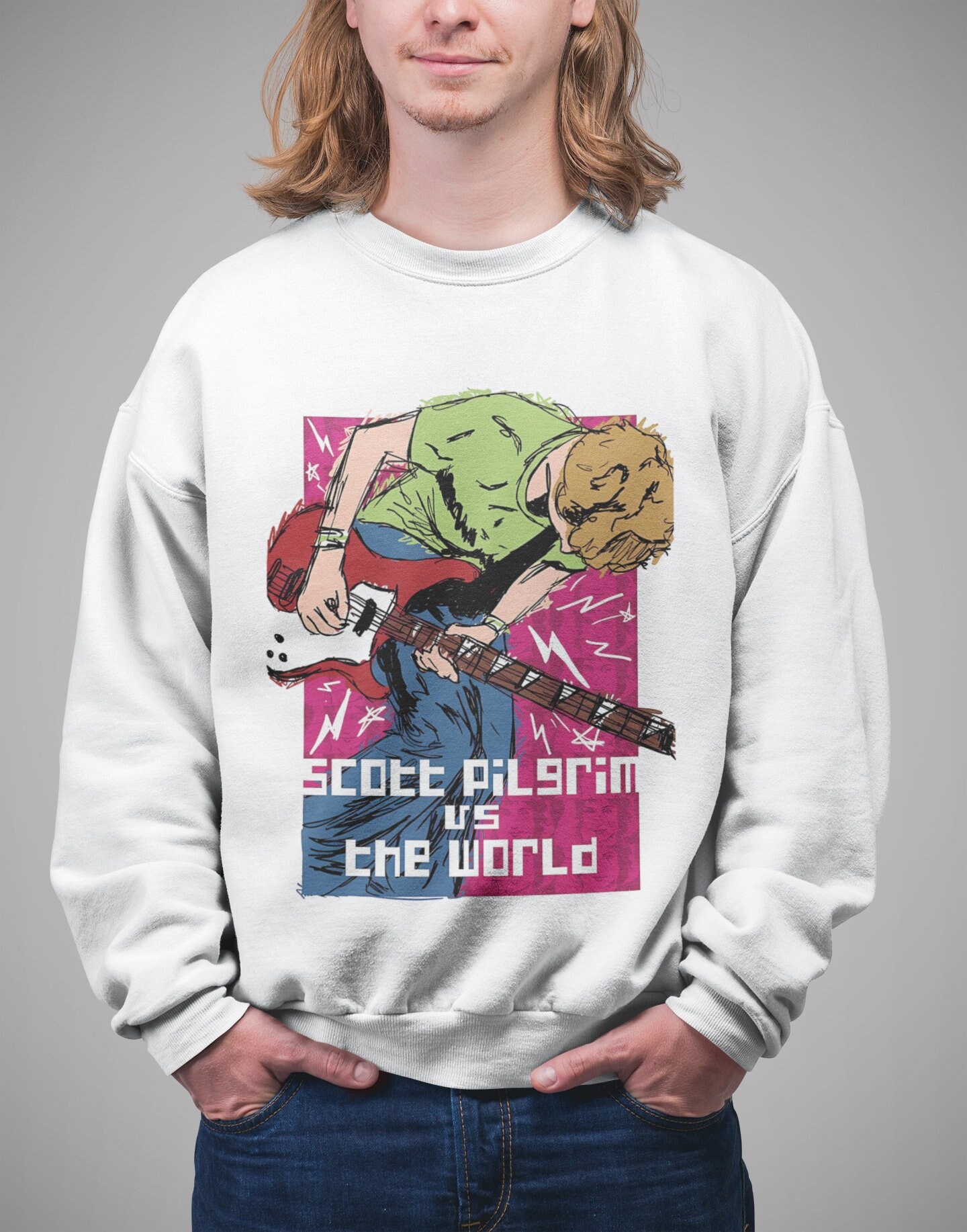 Scott Pilgrim VS the World Movie Crewneck Sweatshirt Sweater - Etsy