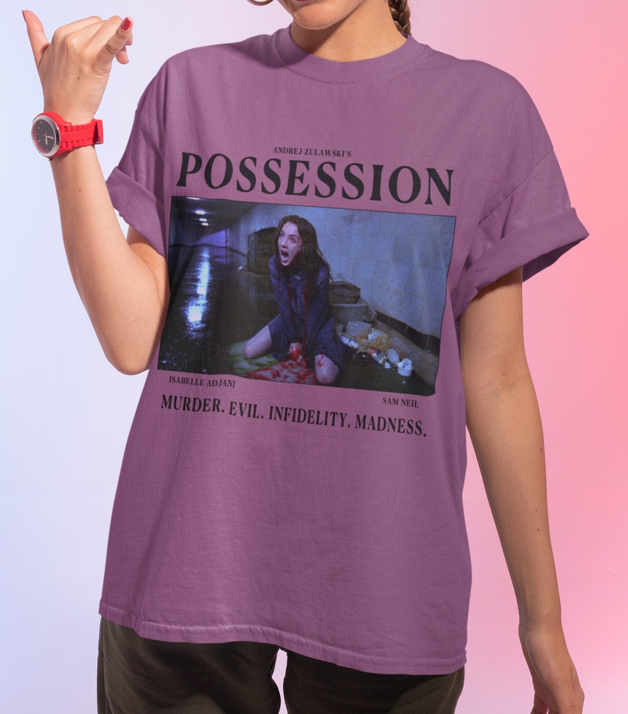 POSSESSION Vintage Movie Tee Shirt, Unisex, Cult Classic Horror Movie T ...
