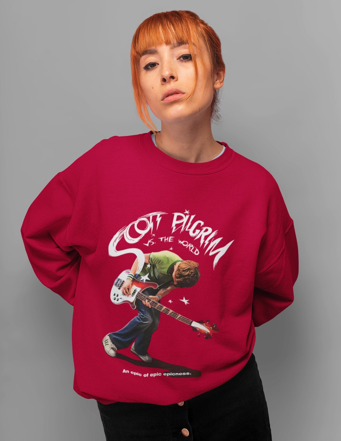 Scott Pilgrim VS the World Movie Sweatshirt, Unisex for Men and Women ...
