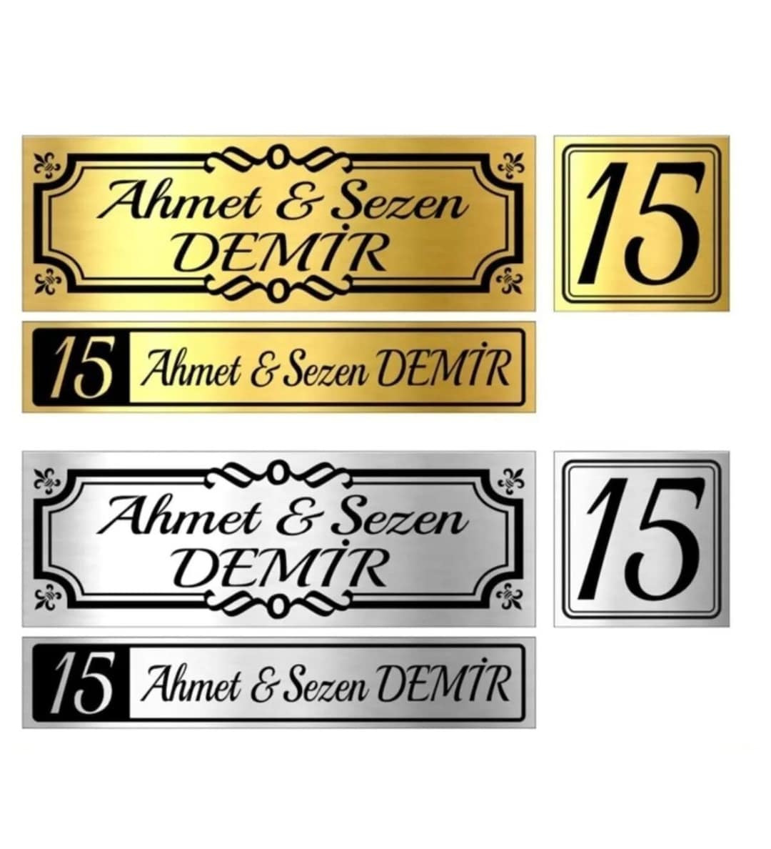 Personalized House Number and Names of Residents Plaque - Etsy