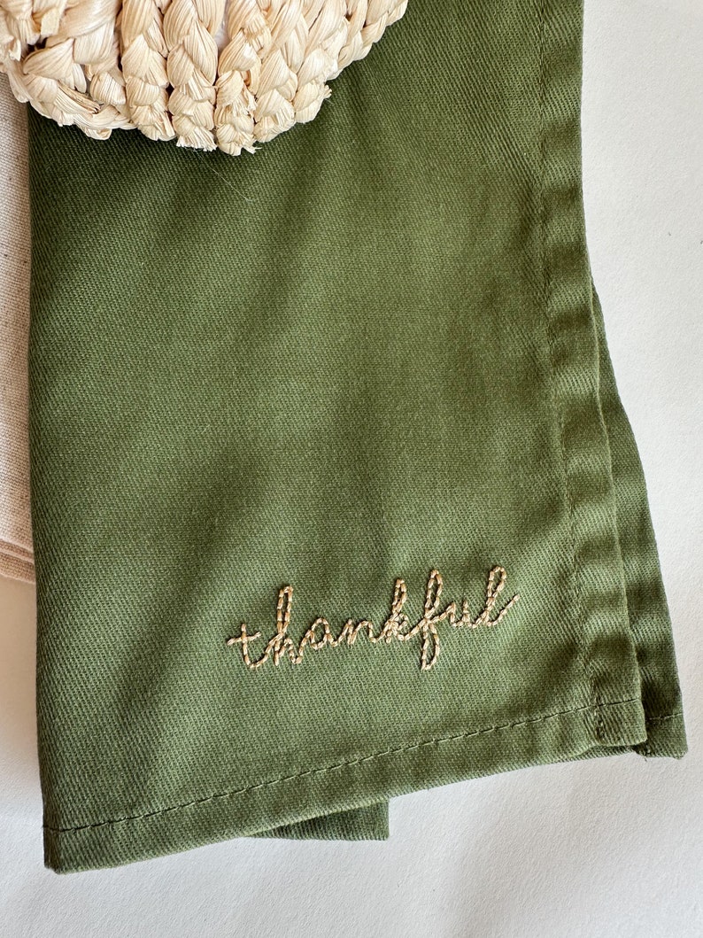 PDF Download Hand Embroidered THANKFUL Design DIY Hand Embroidery ...