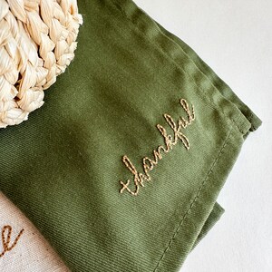 PDF Download Hand Embroidered THANKFUL Design DIY Hand Embroidery ...
