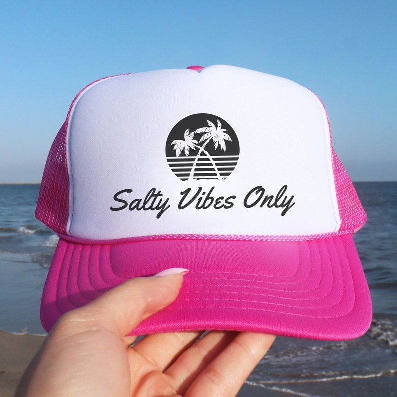Trendy Summer Beach Trucker Hat, Otto Foam Surfing Snapback Hat, Beach ...
