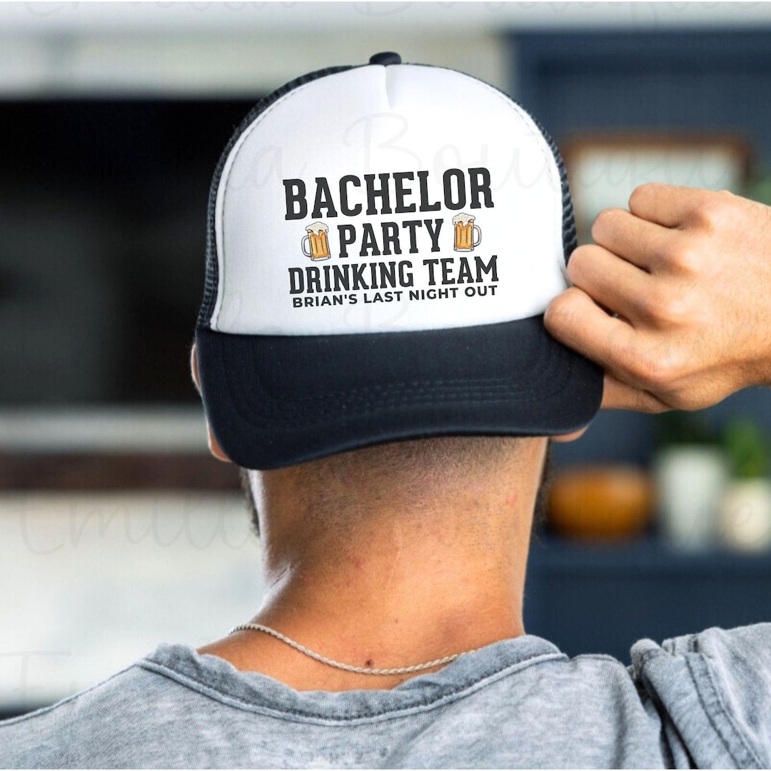 Custom Bachelor Party Hats, Funny Bachelor Party Trucker Hats, Bachelor ...