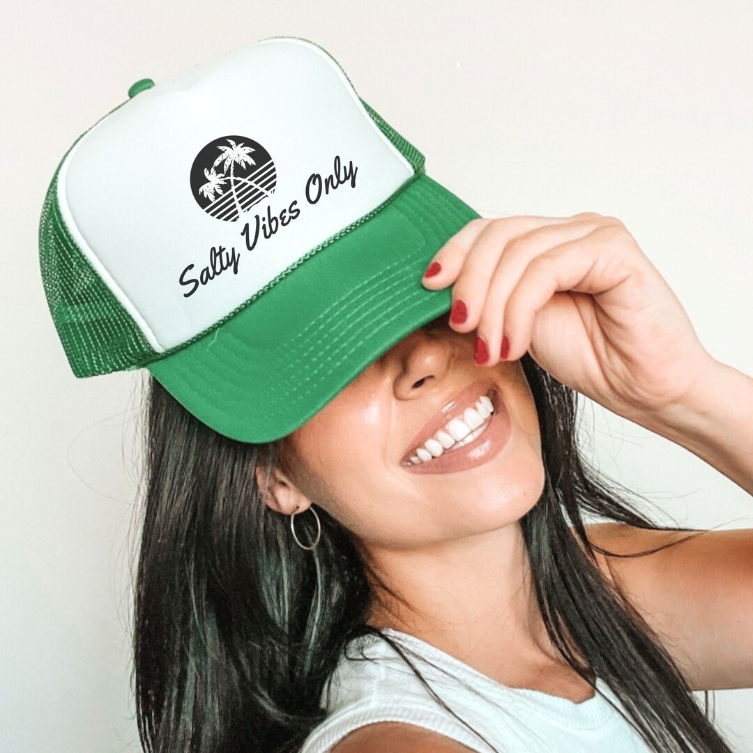 Trendy Summer Beach Trucker Hat, Otto Foam Surfing Snapback Hat, Beach ...