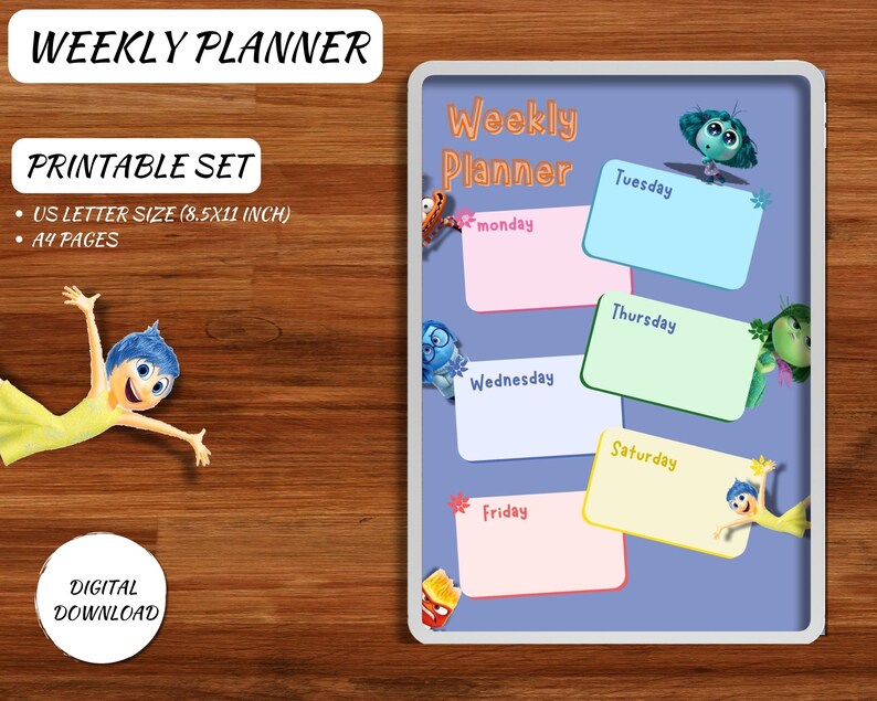 Inside Out Planner,inside Out Digital Planner, Printable Planner,inside ...