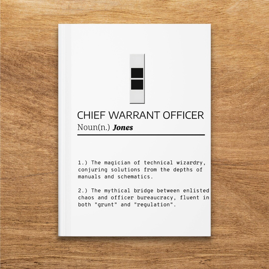 Warrant Officer Custom Name Notebook, Magician of Technical Wizardry ...