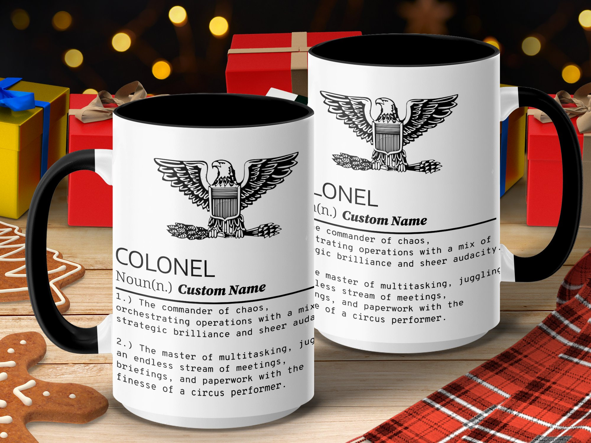 Colonel Definition Mug | Military Rank Inspired Mug - Etsy
